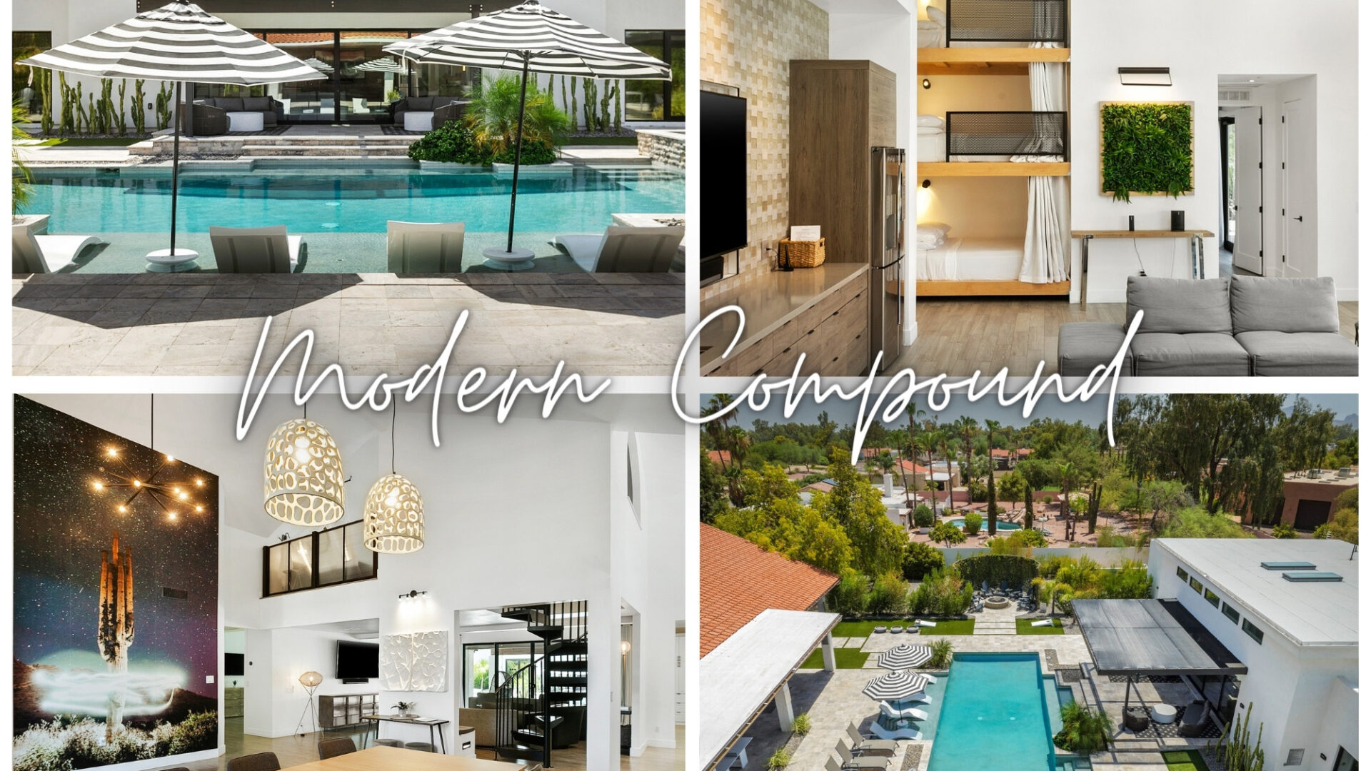 Modern Compound: 9 Bdrm Vacation Compound | Stay With Style